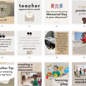 HUGE BUNDLE of Engagement Boosting Social Media Posts / Instagram ...