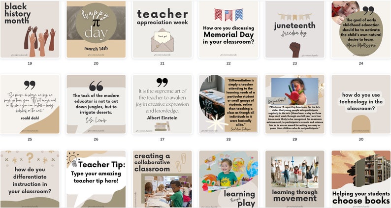 HUGE BUNDLE of Engagement Boosting Social Media Posts / Instagram ...