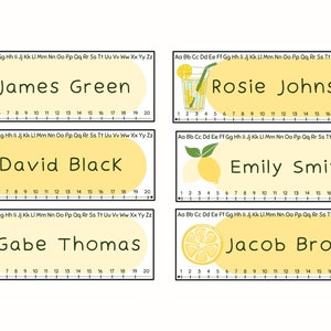 Lemonade Stand Classroom Desk Labels / Elementary School Name Plates ...