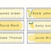 Lemonade Stand Classroom Desk Labels / Elementary School Name Plates ...