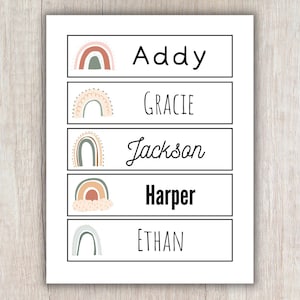 EDITABLE Boho Rainbow Classroom Bundle / Boho Rainbow Classroom Decor ...