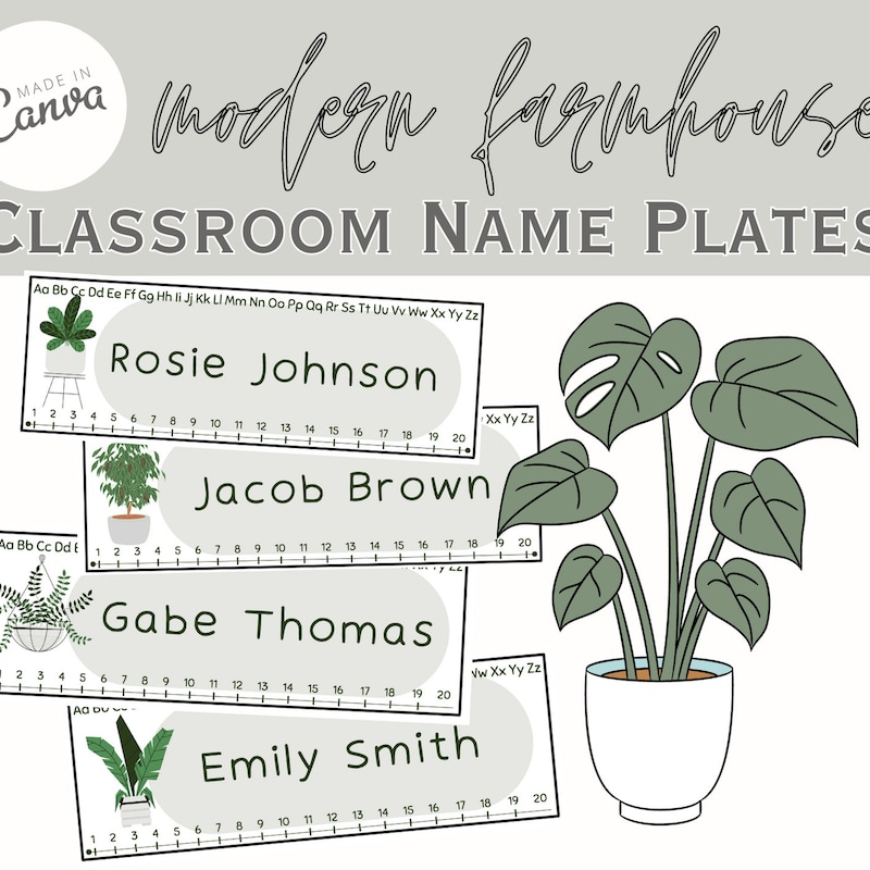 Plant Name Tags - Etsy