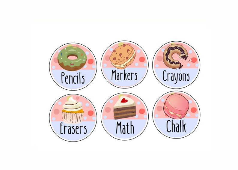 Sweet Shop Classroom Name Tags / Printable Name Tags / Donut Theme ...
