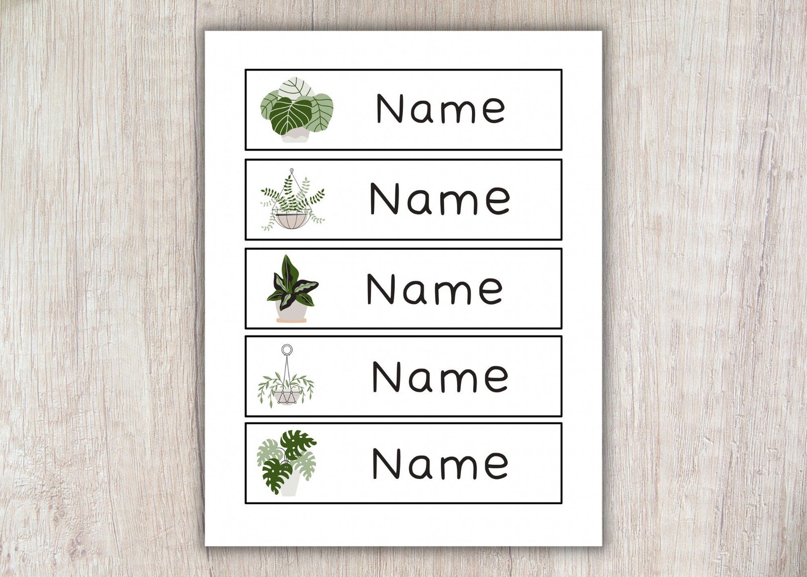 Modern Farmhouse Classroom Name Tags / Printable Name Tags / Boho ...