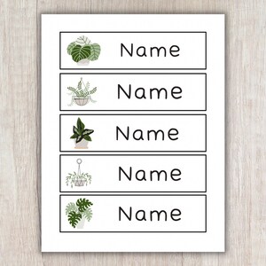Modern Farmhouse Classroom Name Tags / Printable Name Tags / Boho ...
