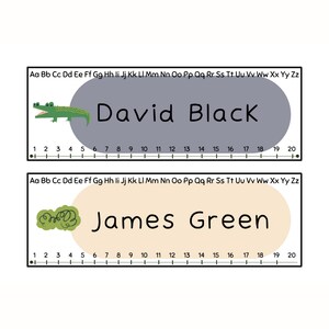 Safari Theme Classroom Organization Bundle / Zoo Name Tag Templates for ...