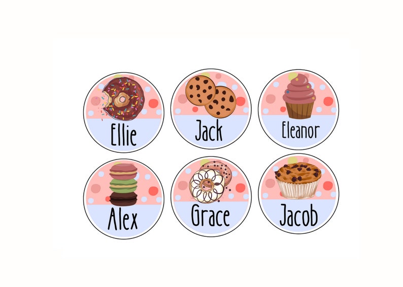 Sweet Shop Classroom Name Tags / Printable Name Tags / Donut Theme ...