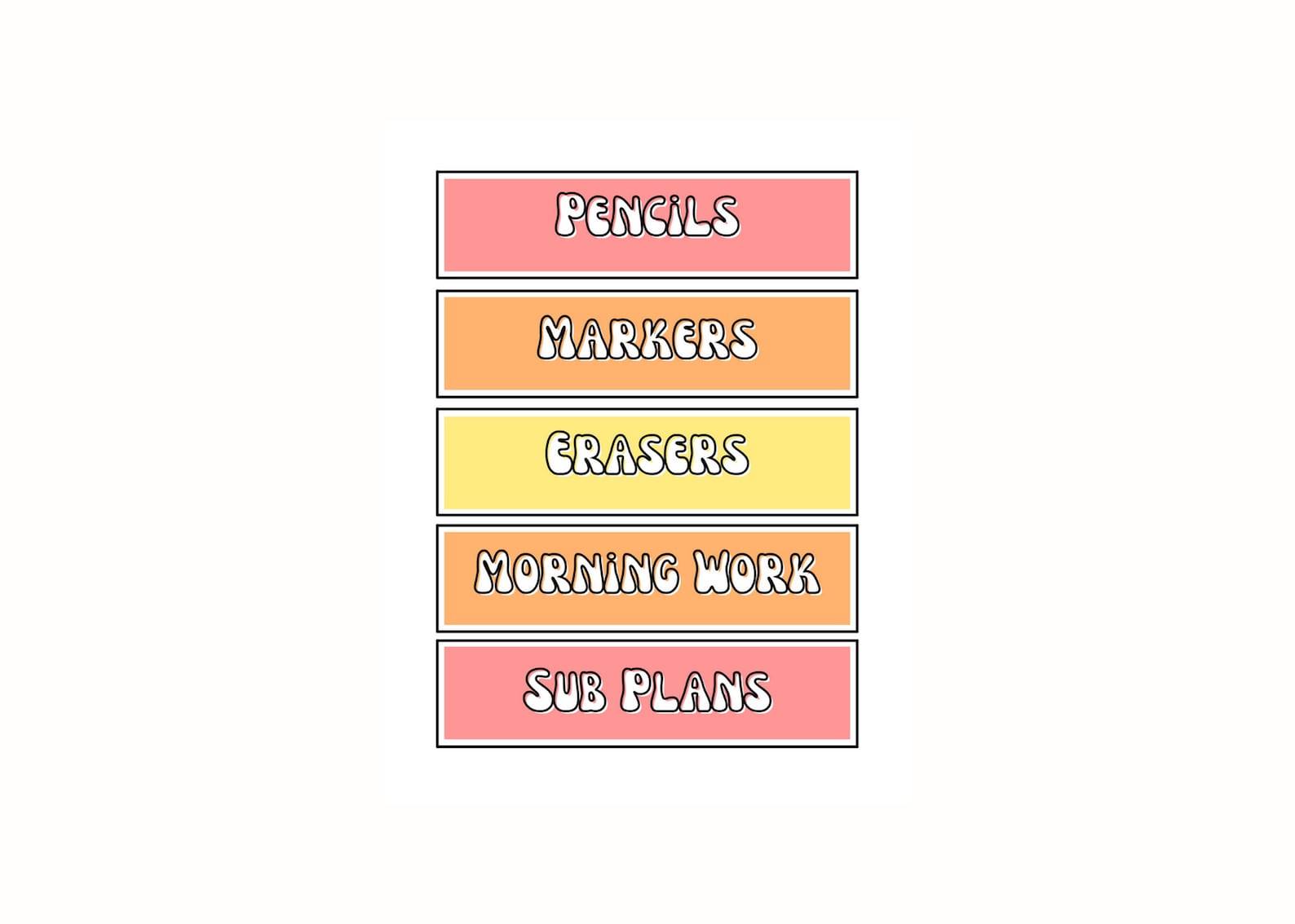 Editable Name Tags / Retro Theme Classroom / Groovy 70s Style Kids ...