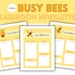Classroom Newsletter Editable Template for Teacher / Busy Bees Hive ...
