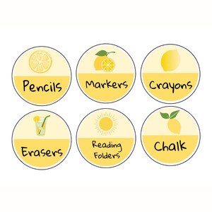 Lemonade Stand Classroom Organization Bundle / Name Tag Templates for ...