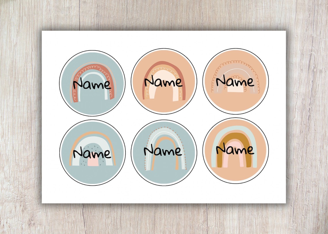 Boho Classroom Name Tags / Printable Name Tags / Boho Classroom Decor ...