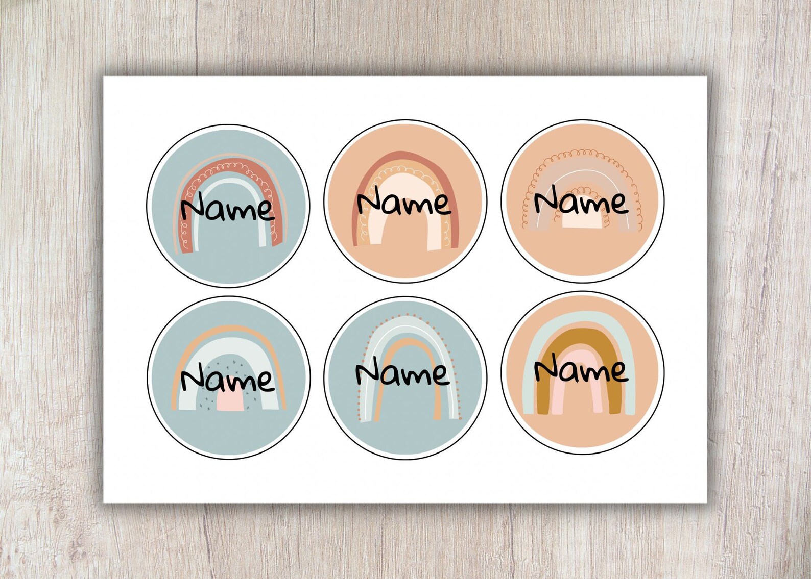 Boho Classroom Name Tags / Printable Name Tags / Boho Classroom Decor ...