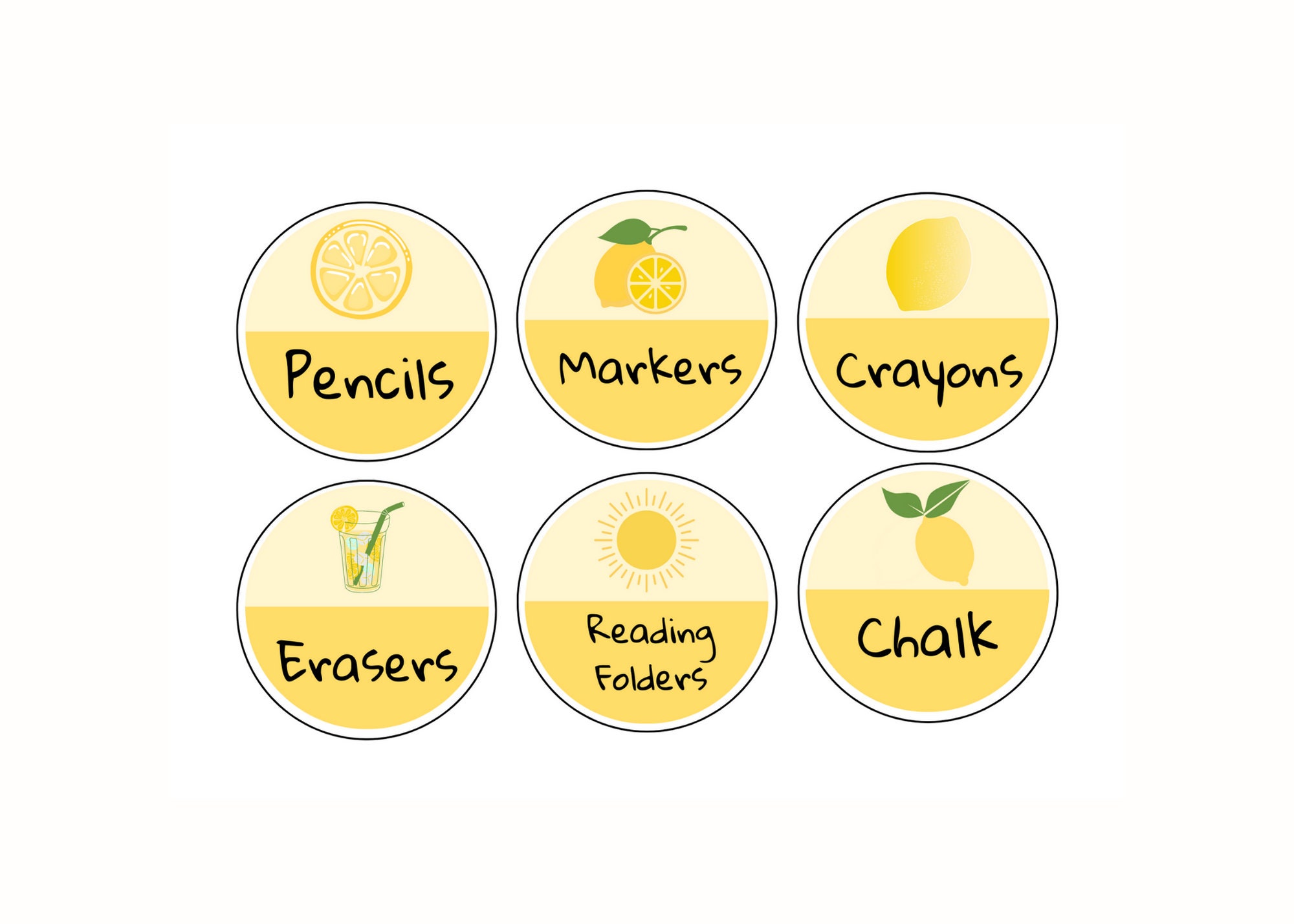 Lemonade Stand Classroom Name Tags / Printable Name Tags / Lemon Summer ...