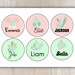 Editable Canva Template for Classroom / Printable Desk Labels / Neutral ...