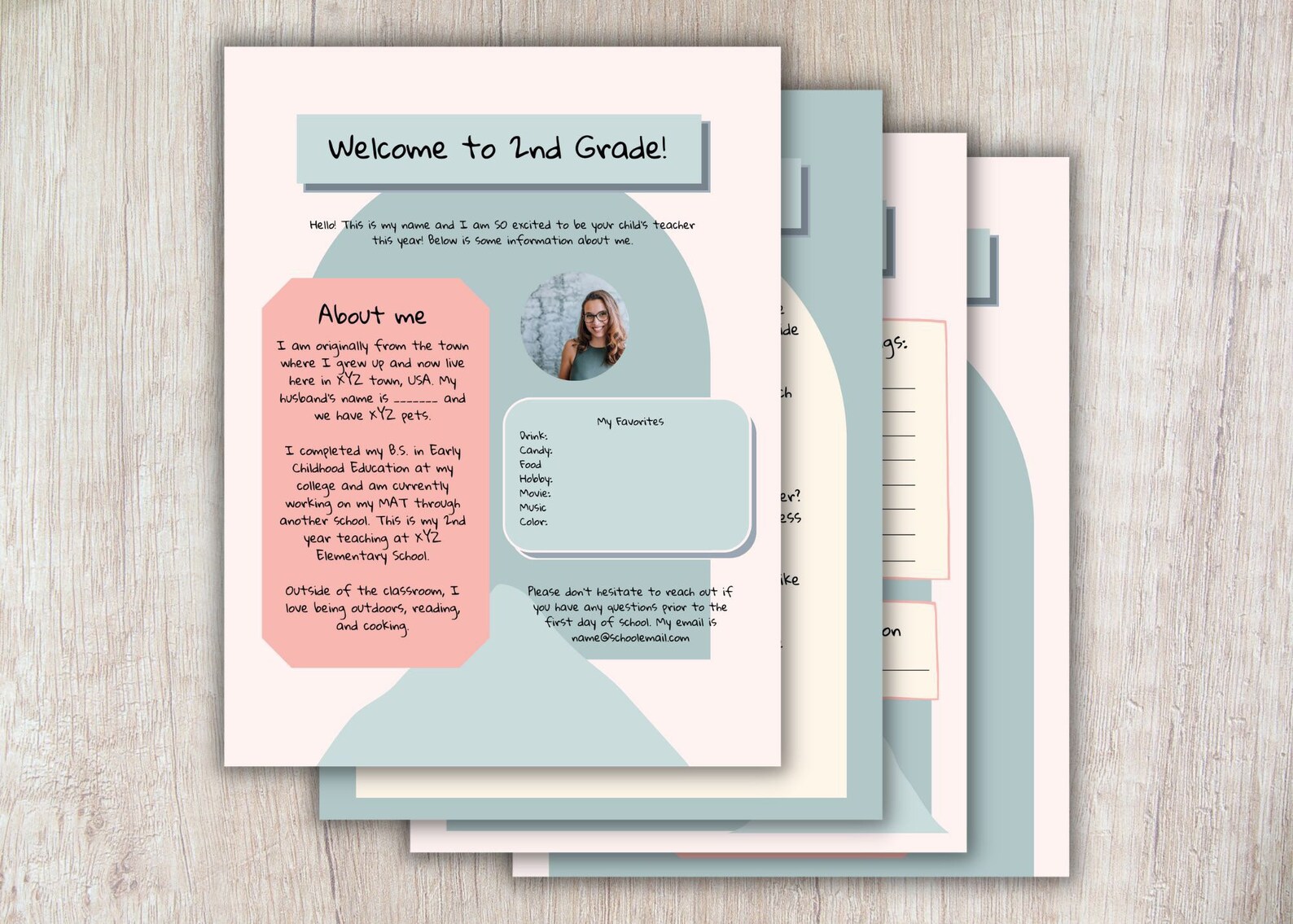 EDITABLE Meet the Teacher Template / Teacher Welcome Letter Template ...