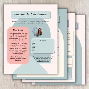 EDITABLE Meet the Teacher Template / Teacher Welcome Letter Template ...