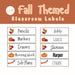Fall Themed Classroom Name Tags / Printable Name Tags / Fall Classroom ...