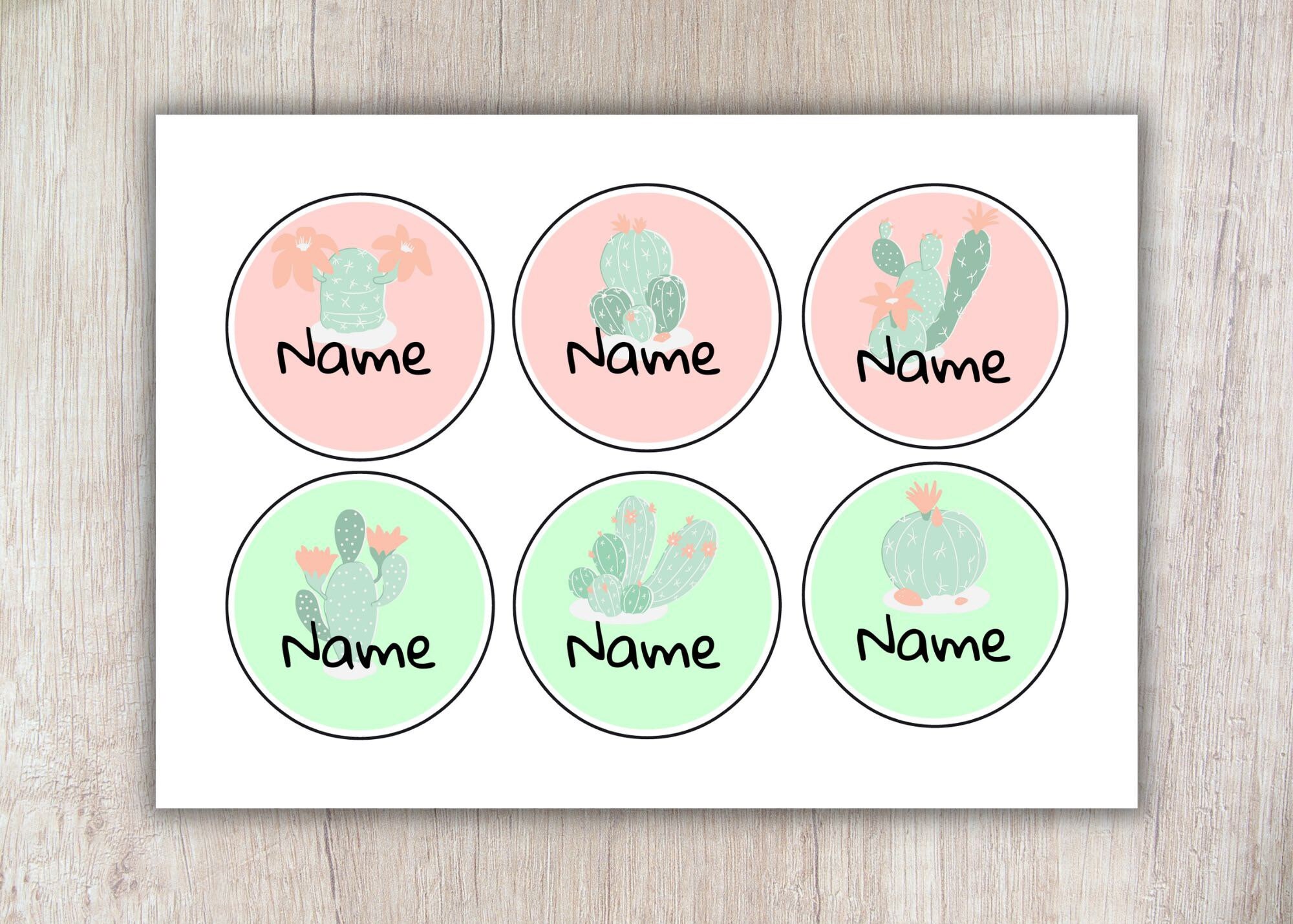 EDITABLE Door Display for Cactus Classroom Theme / Editable Name Tag ...