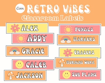 Editable Name Tags / Sweet Shop Theme Classroom / Donut Class Kids ...