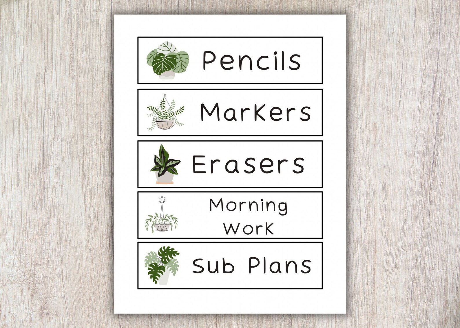 Modern Farmhouse Classroom Name Tags / Printable Name Tags / Boho ...