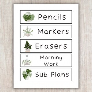 Modern Farmhouse Classroom Name Tags / Printable Name Tags / Boho ...