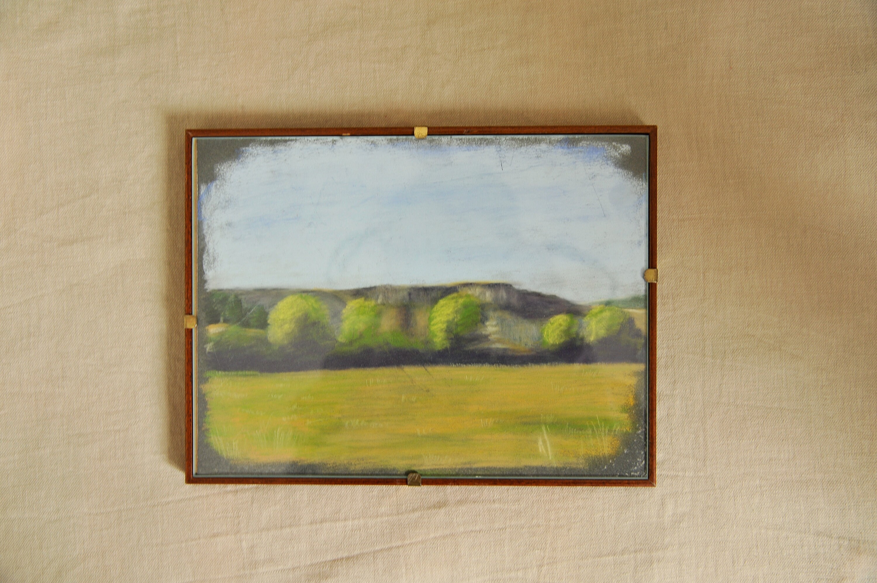 Original Soft Pastel Summer Landscape Nature Wall Gallery - Etsy