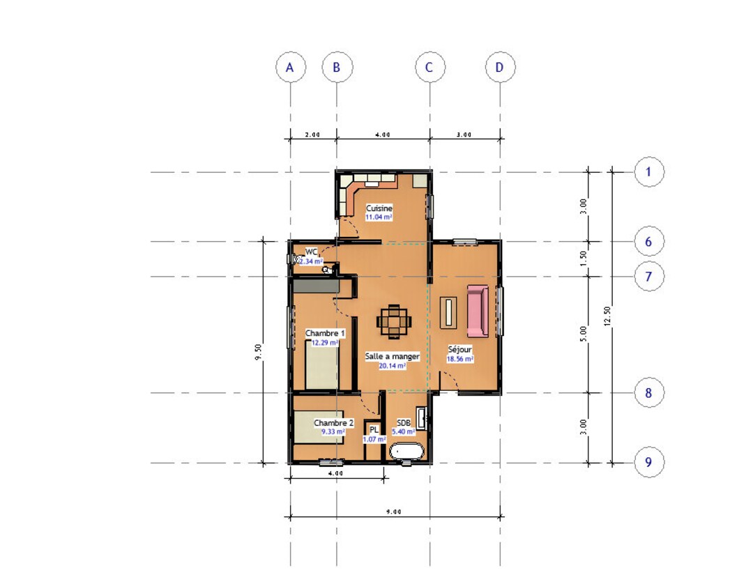 Custom 2D or 3D House Plan Created From a Sketch, Recreation of a 2D ...