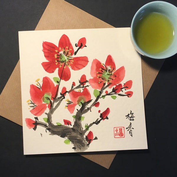 Hand Painted Cards - Etsy