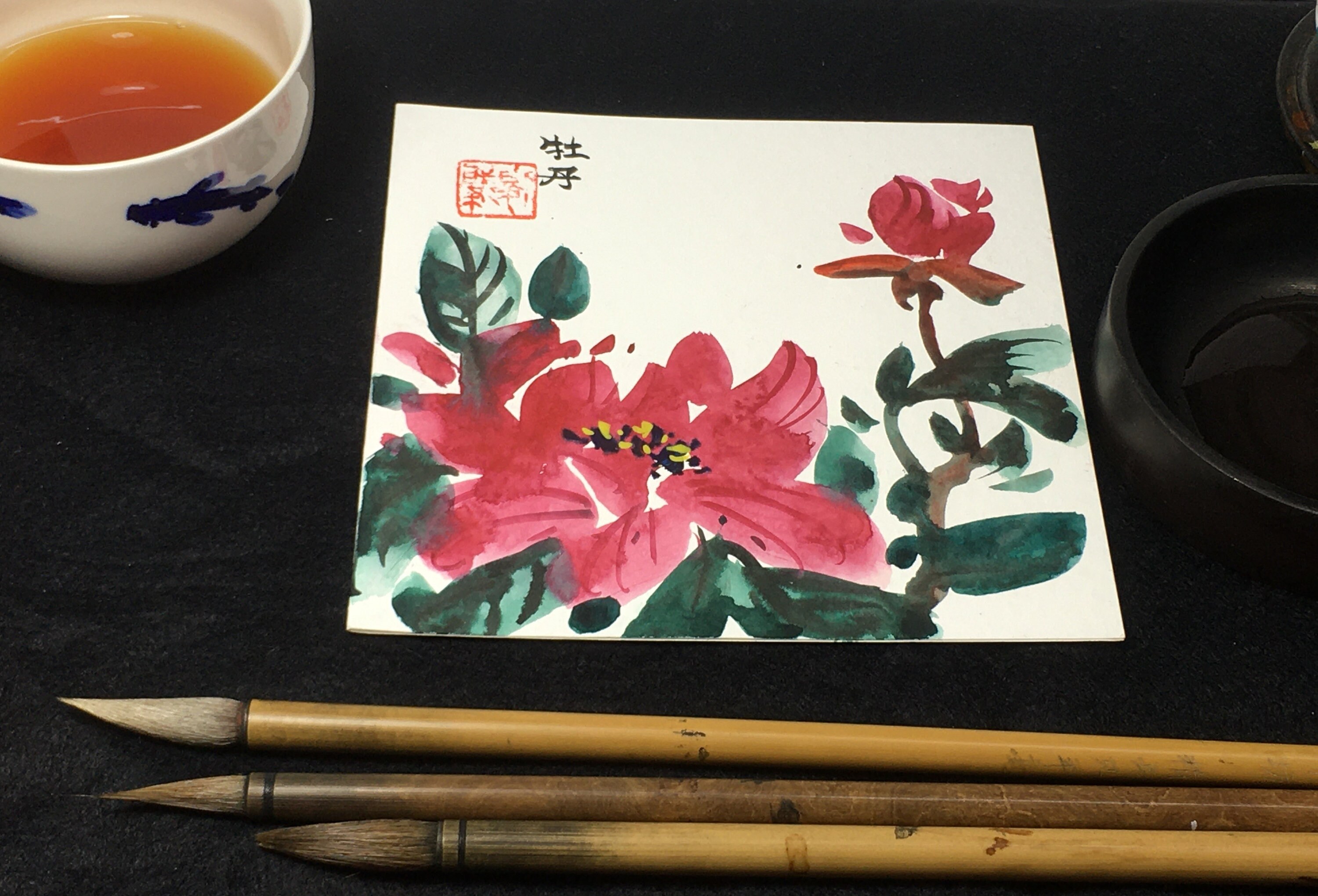 Individually Hand Painted Card Chinese New Year Lunar New - Etsy