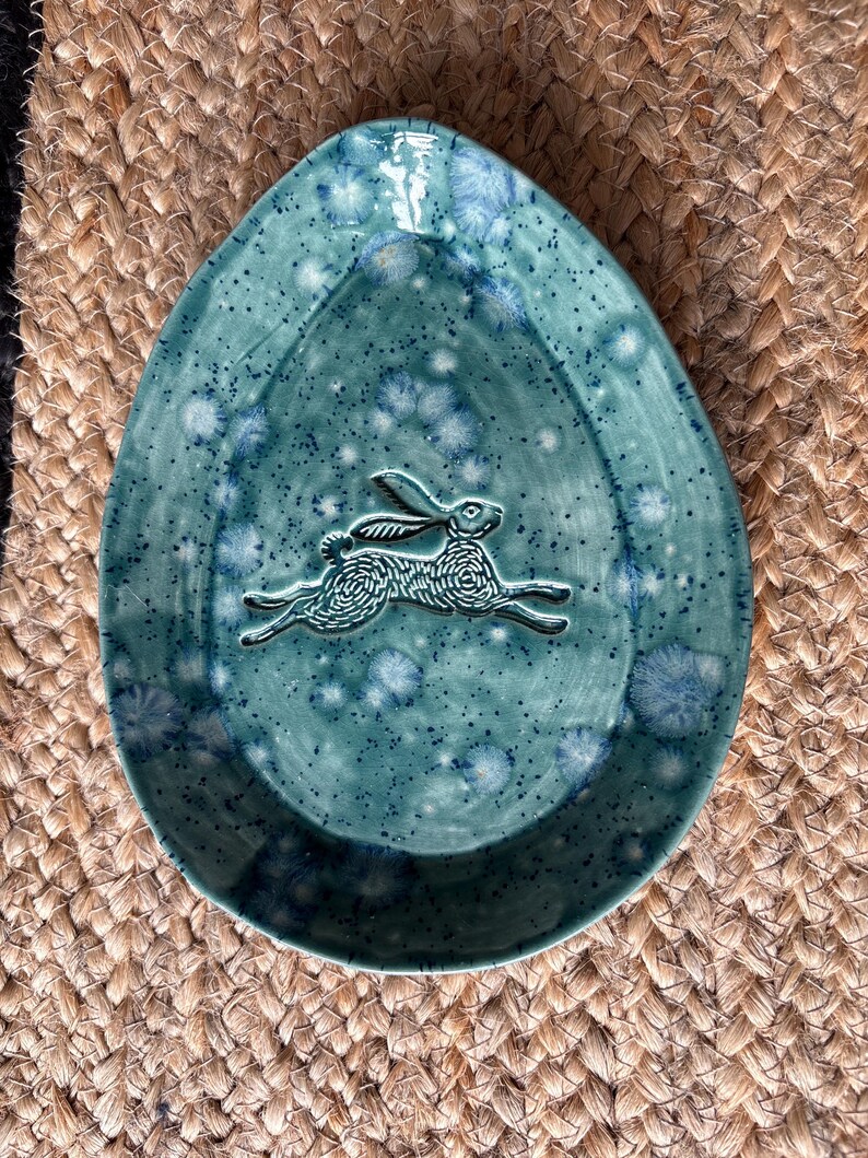 Hare Egg Trinket Dish - Etsy UK