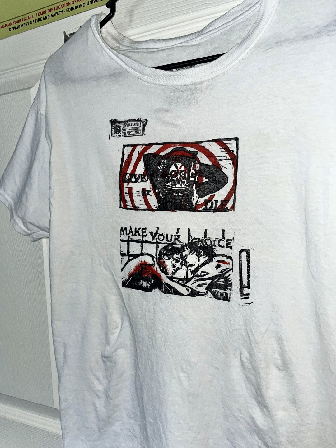Saw 2004 Linocut T-shirt - Etsy