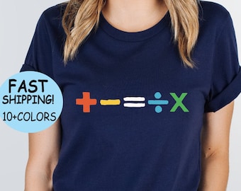 Mathematics Symbols Shirt, Mathematics Shirt, Mathematics Teacher Tee ...