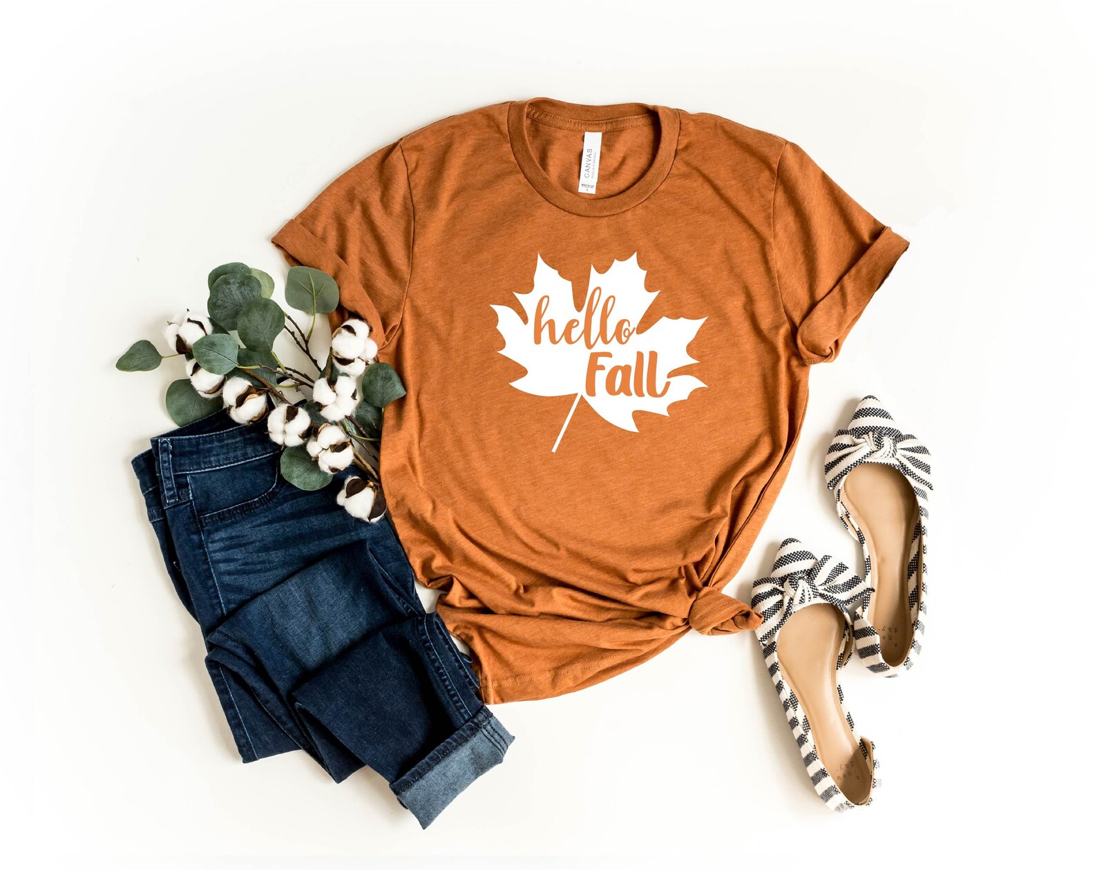 Hello Fall Shirt Fall Shirts Autumn Shirts Fall is my | Etsy