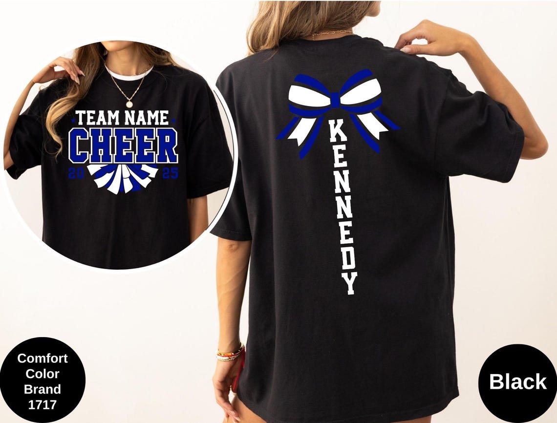Comfort Colors Cheer Team Shirt: Mascot Cheerleader Tee - Etsy