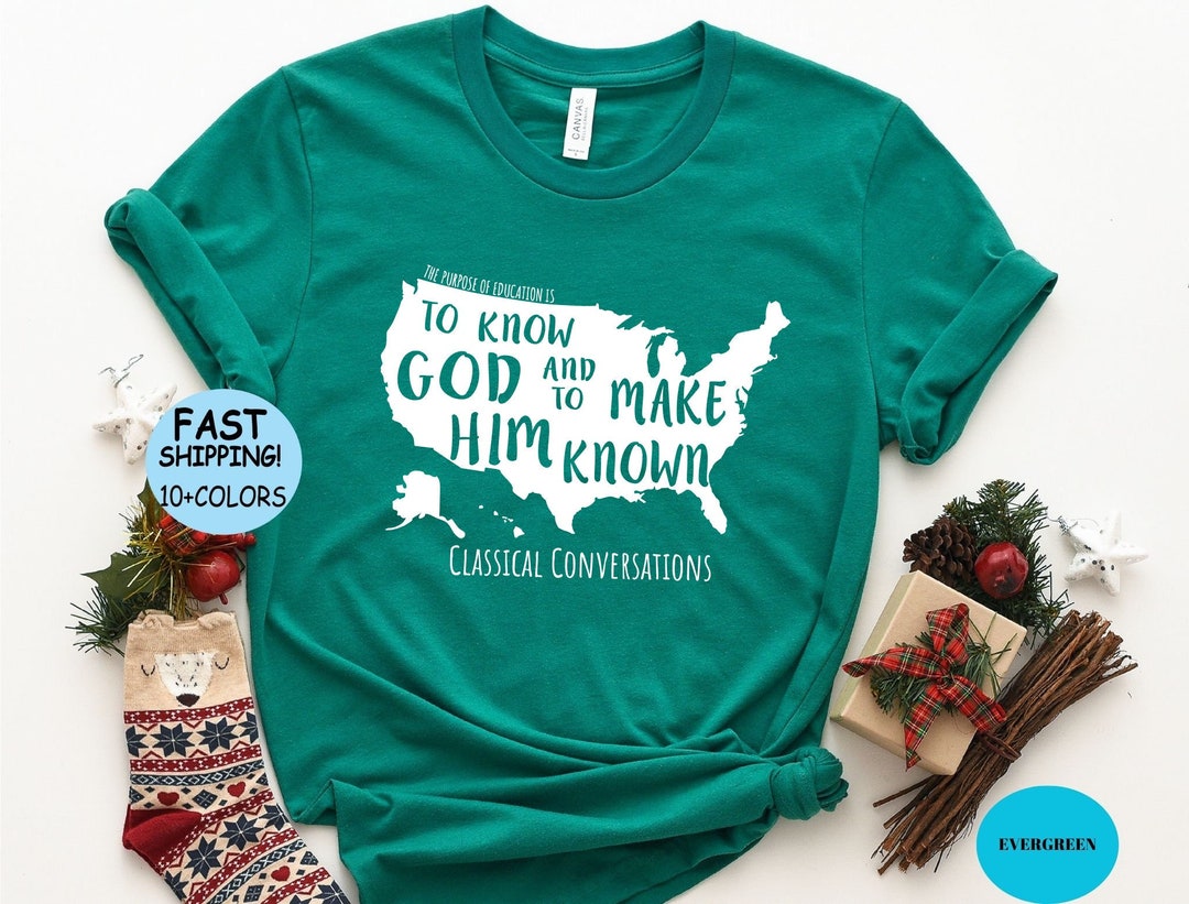 Classical Conversations Homeschool Mom T-shirt: to Know God - Etsy
