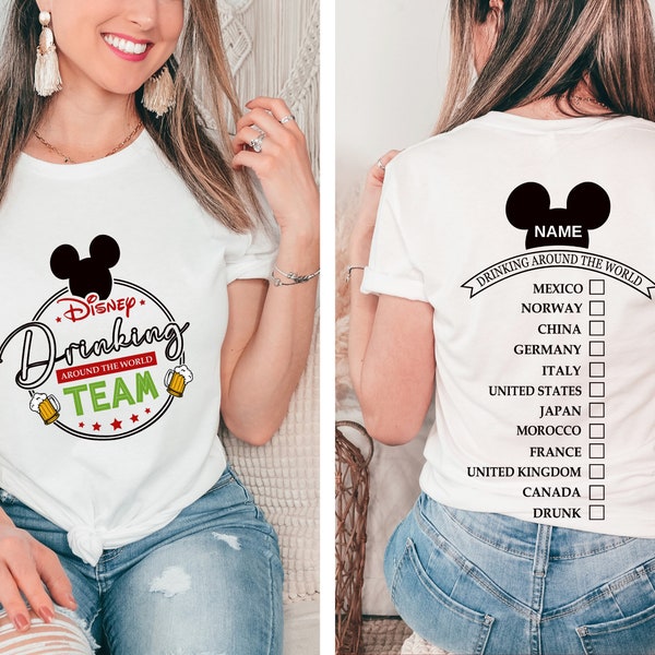 Disneyworld Drinking Around the World Svg - Etsy