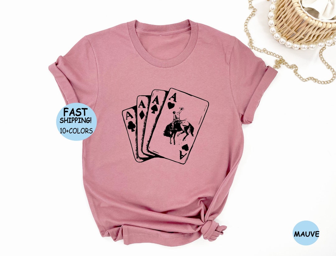 Cowboy Poker Card Game Shirt, Country Girl Tee, Western Hoodie, Rodeo ...