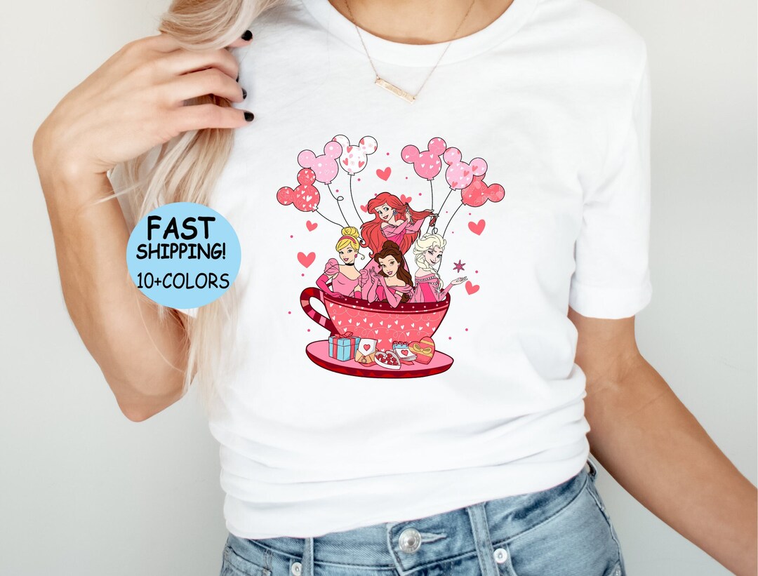 Disney Princess Teacup Shirt, Team Princess Shirt, Princess Castle ...