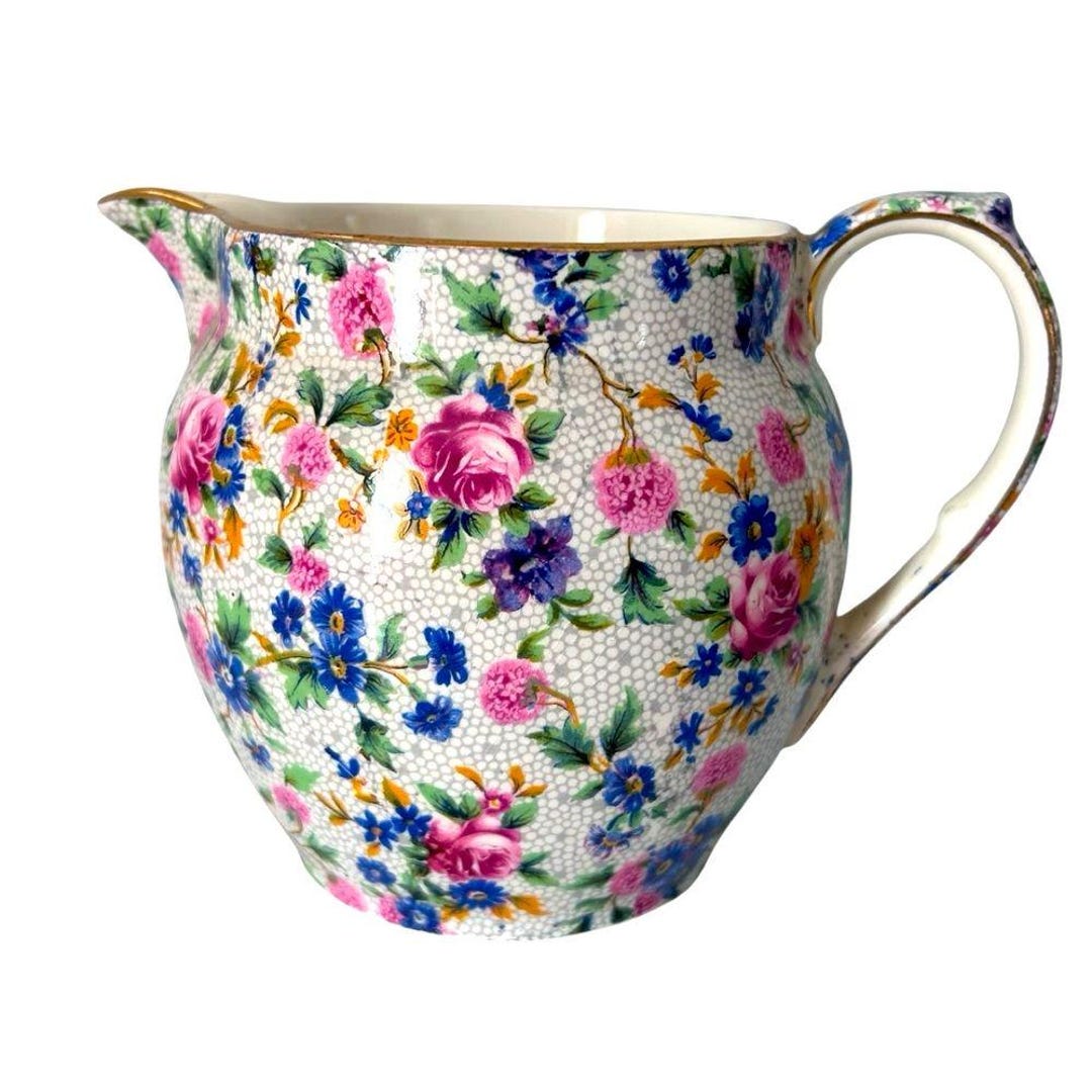 Royal Winton Old Cottage Chintz Floral Pitcher - Etsy