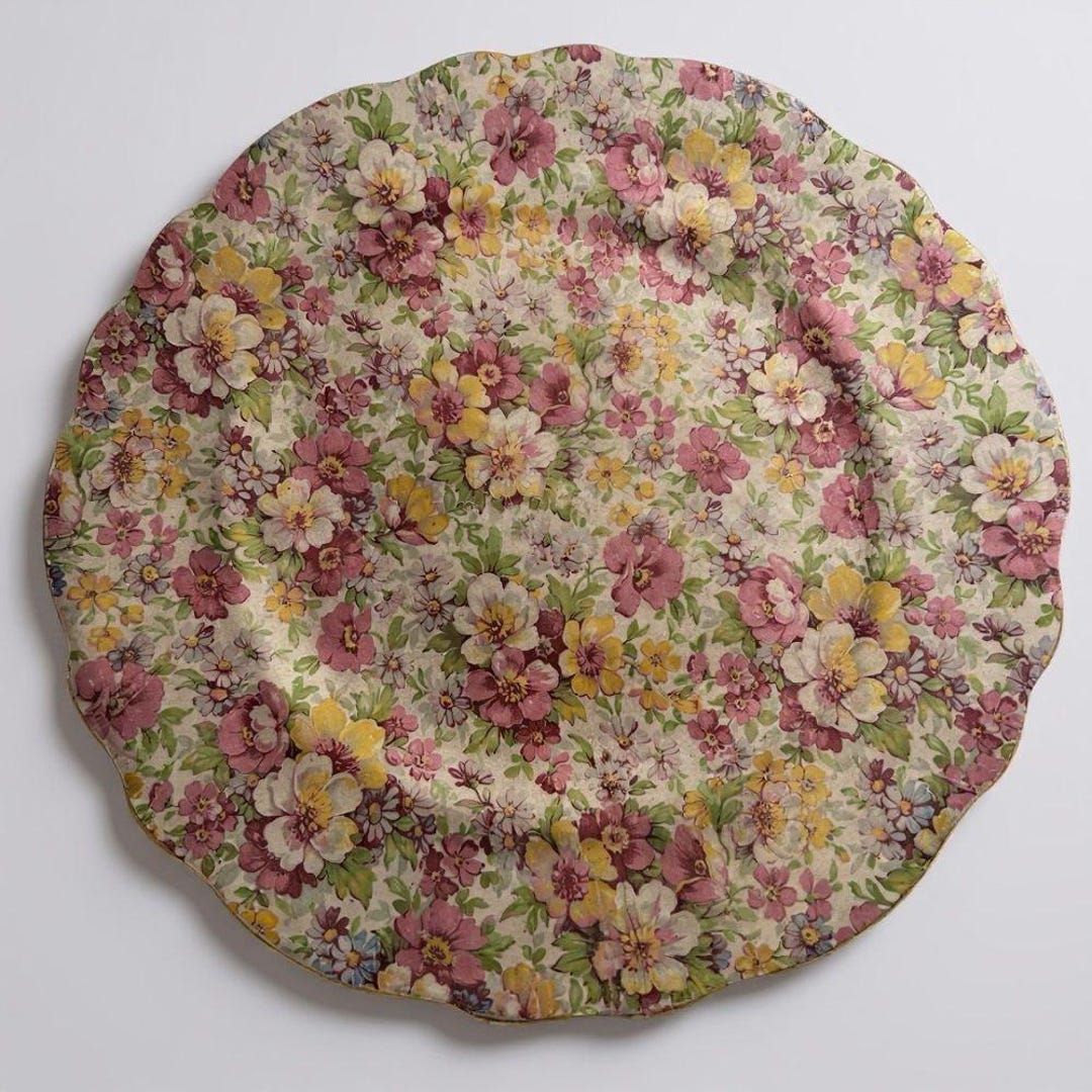 James Kent Du Barry Chintz Floral Plate England - Etsy