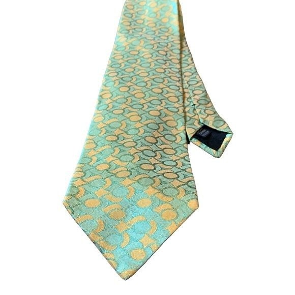 Vintage Buccelli Silk Abstract Geometric Print Necktie Made in - Etsy