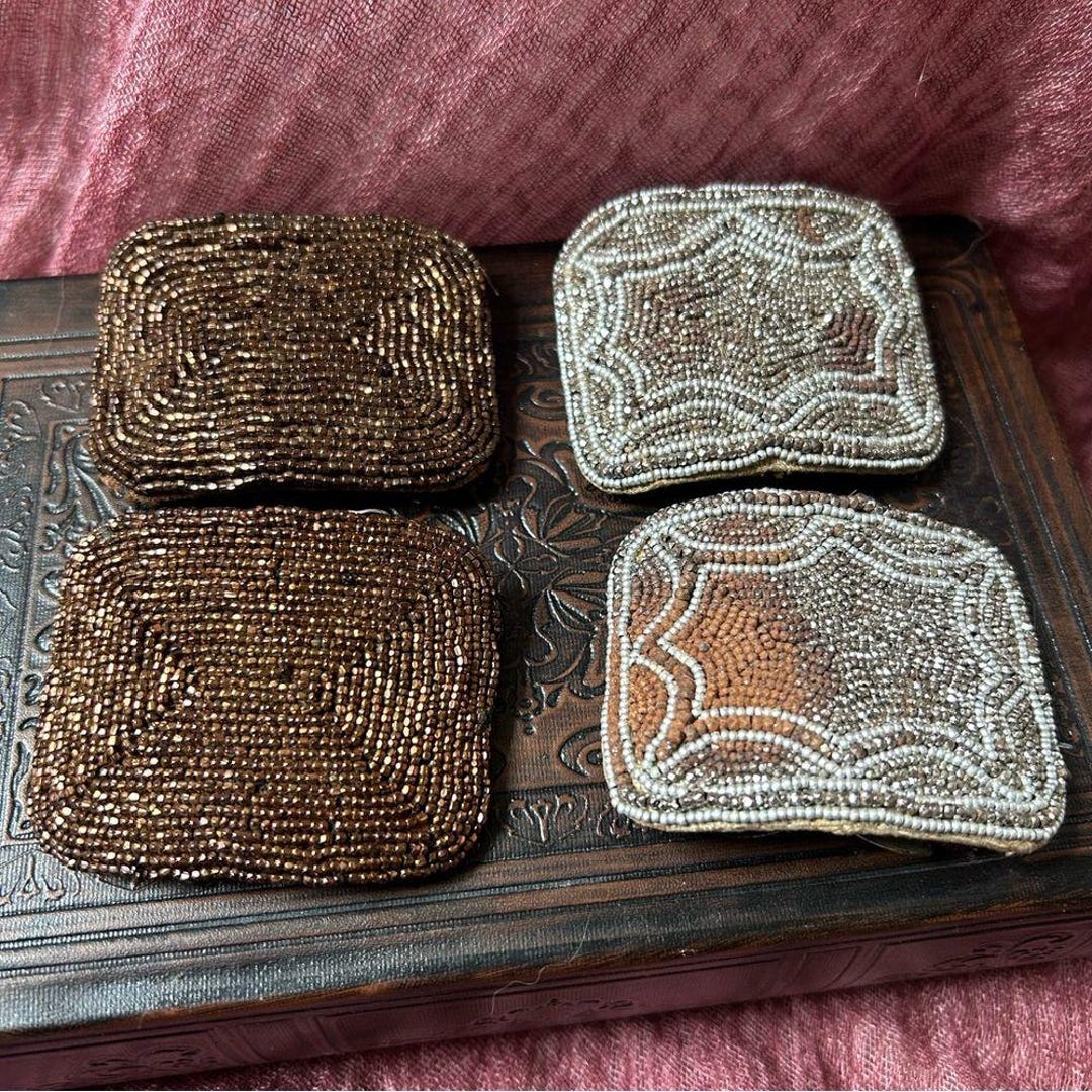 Vintage Victorian Art Deco 1920s Lot of Beaded Shoe Clips Made in ...