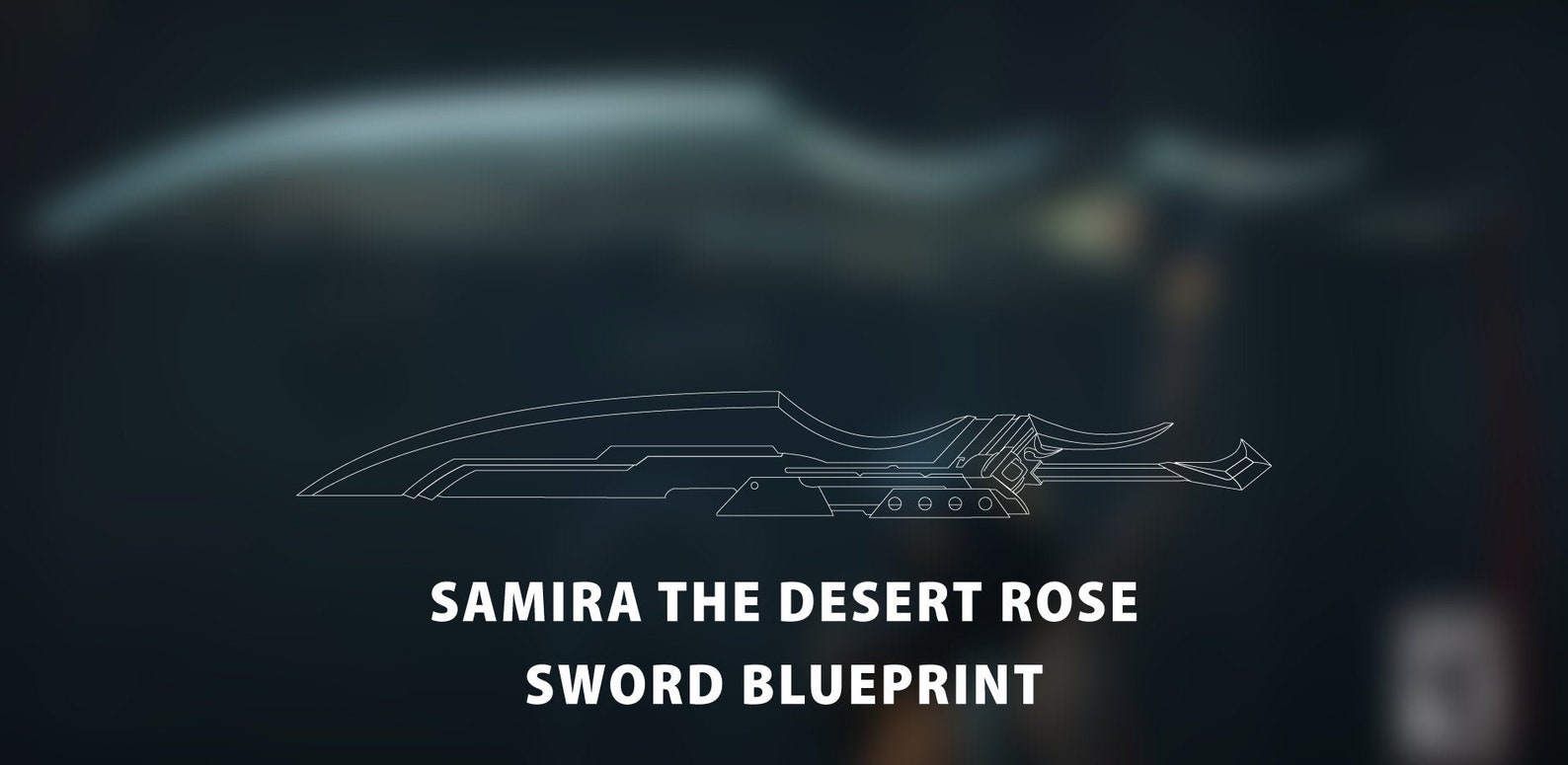 Samira's Sword Blueprint | League of Legends | Digital Download ...