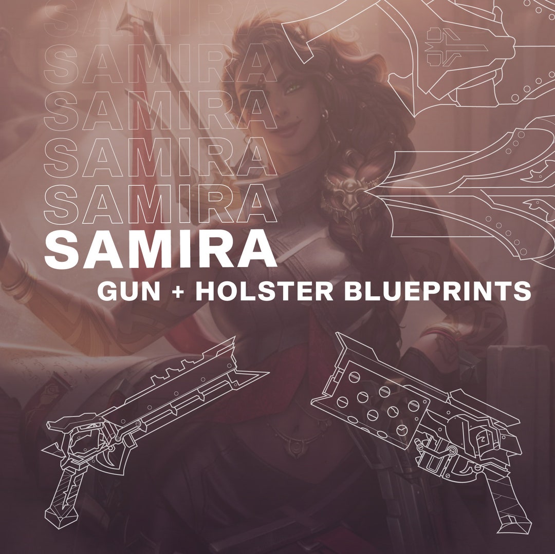 Samira Guns + Holsters | League of Legends | Digital Download | Samira ...