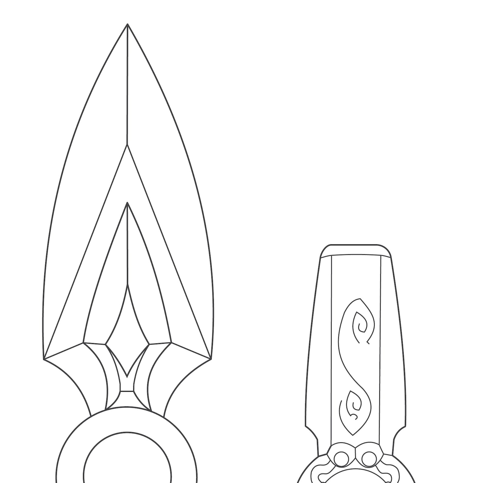 Jett Dagger Blueprint Valorant - Etsy Schweiz