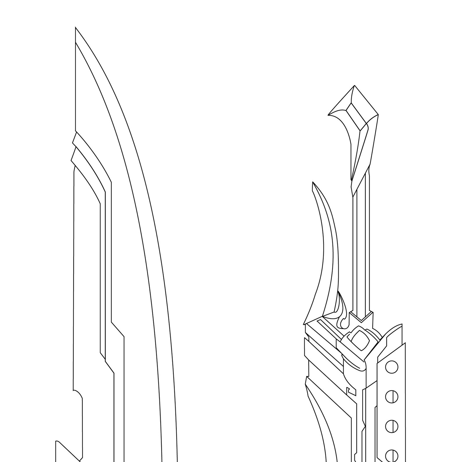 Samira's Sword Blueprint | League of Legends | Digital Download ...