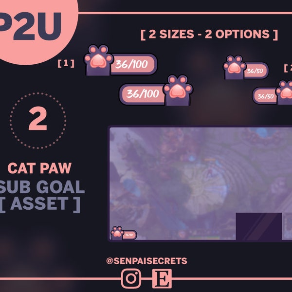 Sub Goal Widget - Etsy