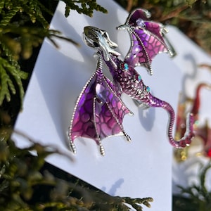 Dragon Pins, Dragon Brooch, Dragon Enamel Pins, Dragon Age Pin, Golden ...