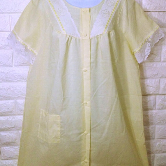 Vintage 60s Sears Perma-Prest Dressing Gown House Rob… - Gem