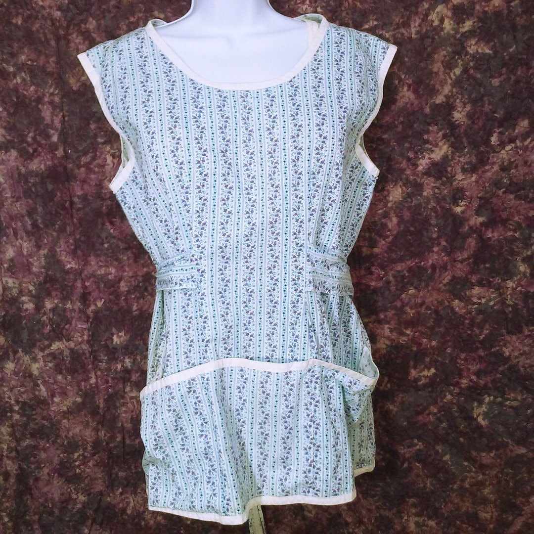 Handmade MCM Canning Apron Chore Artist Baking Smock Unisex Lady-l(14/ ...